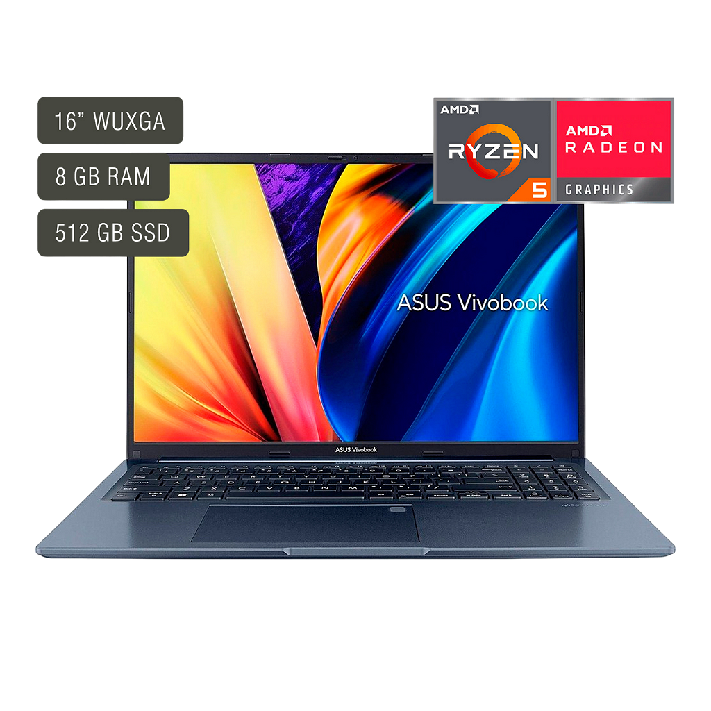 Notebook Asus Vivobook 16X M1603Qa 16" Fhd Ryzen 5 8Gb 512Gb Win11 ...